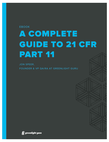 21 CFR Part 11: A Complete Guide