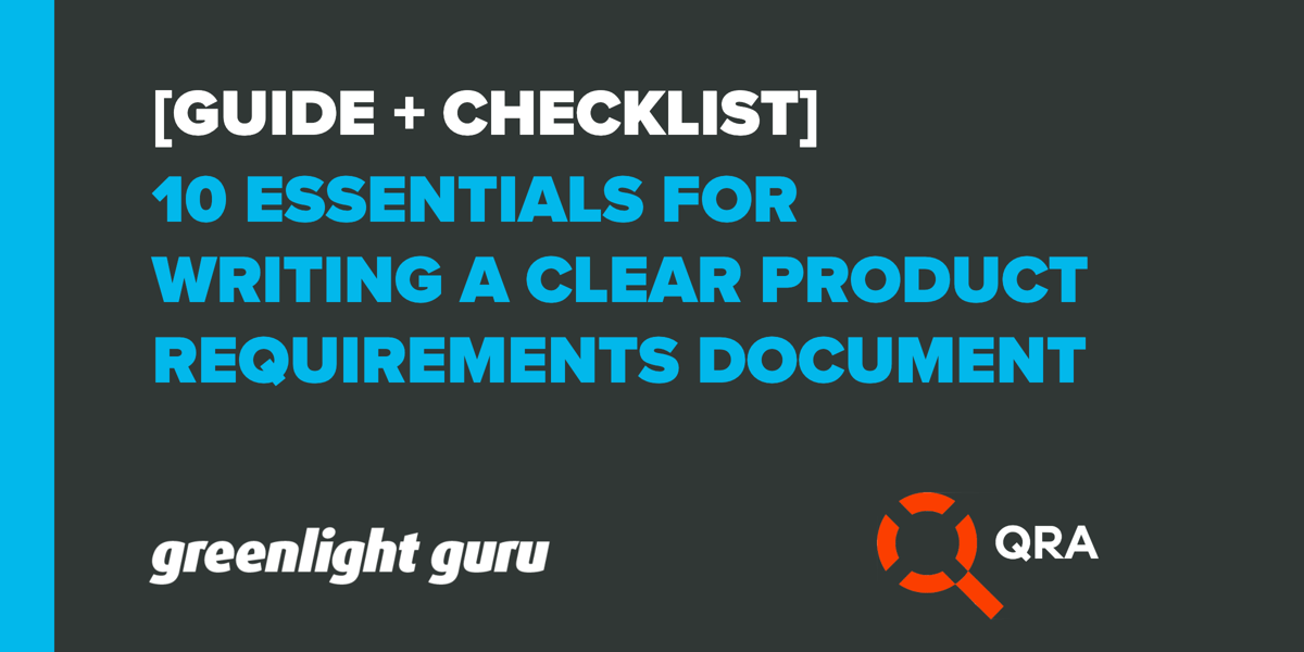 10 Essentials for Writing a Clear Product Requirements Document [Guide ...