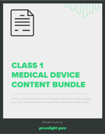 Class 1 Medical Device Content Bundle - Free Download