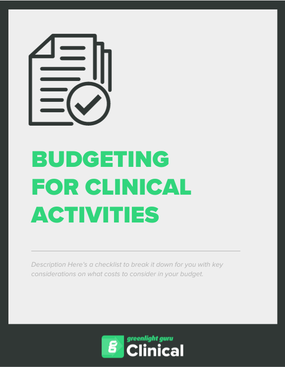 How to Plan and Budget for MedTech Clinical Activities