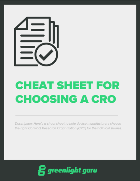 Cheat Sheet for Choosing a CRO - Free Download