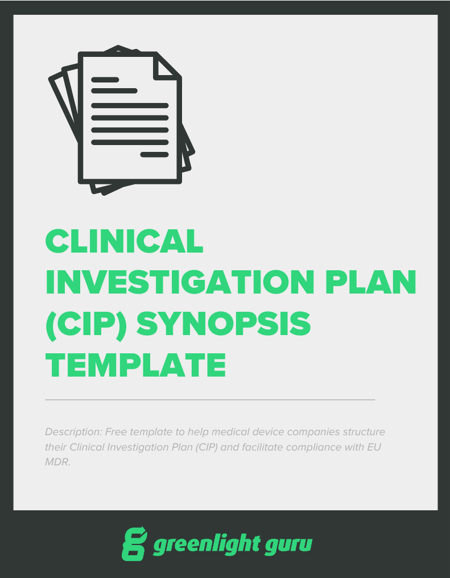 Clinical Investigation Plan (CIP) Synopsis Template - Free Download