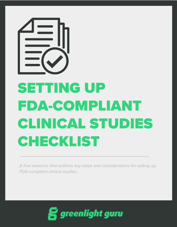 Setting up FDA-Compliant Studies Checklist - Free Download