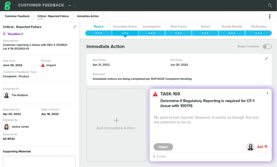 Complaint Management Software | Greenlight Guru