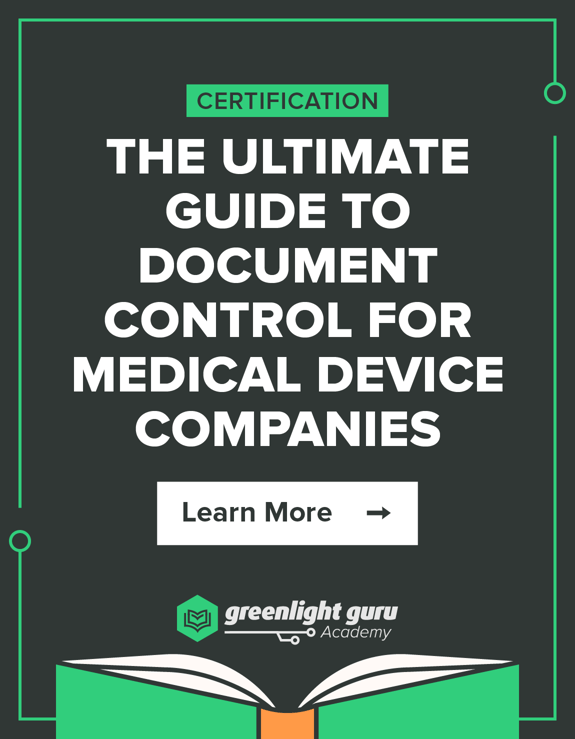 Document Control Standards | Greenlight Guru