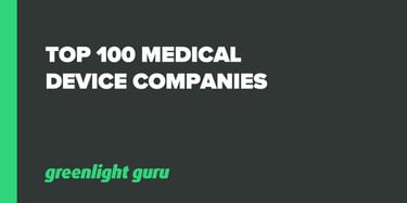 Top 100 Medical Device Companies in the World [+Free Chart]