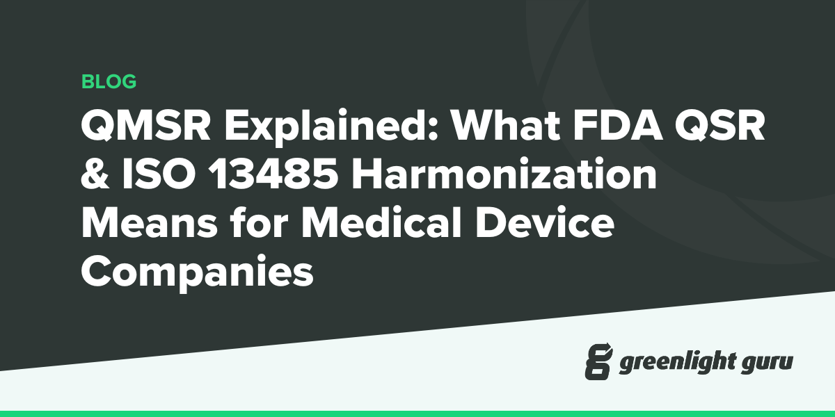 FDA QMSR: QSR, ISO 13485 & Harmonization Explained