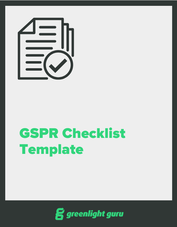 Create a GSPR Checklist (Template + Example)