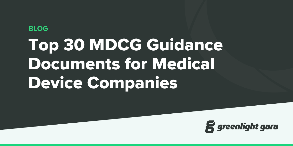 Top MDCG Guidance Documents for Medical Device Companies