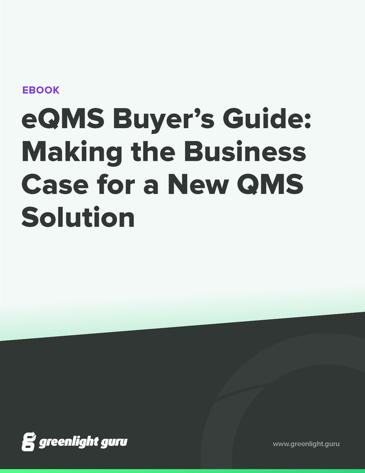 eQMS Buyer’s Guide: Making the Business Case for a New QMS Solution