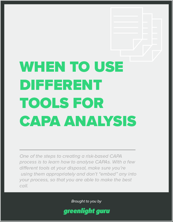 When to Use Different Tools for CAPA Analysis - Free Download