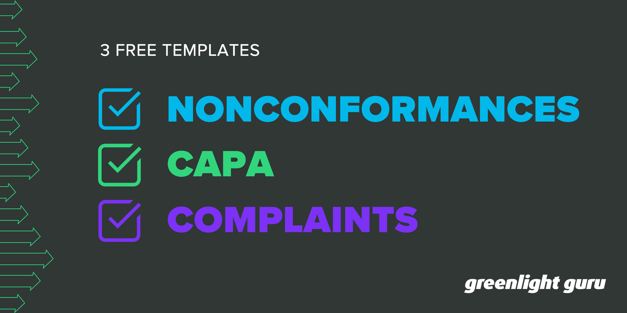 3 Free Templates for Nonconformances, CAPA and Complaints