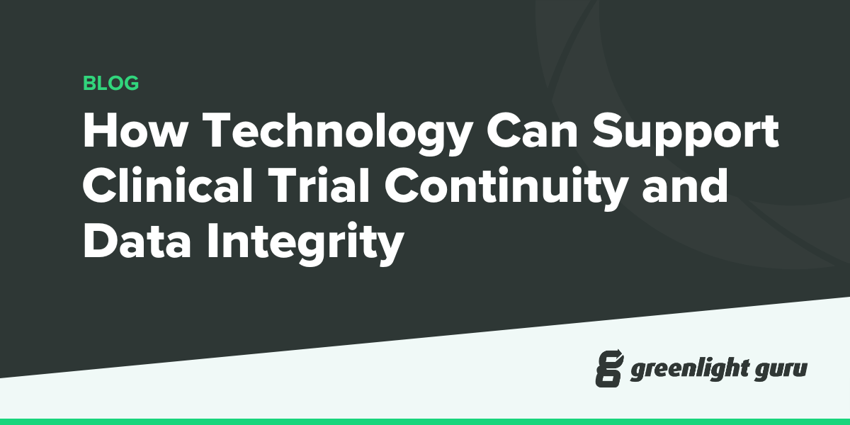 How Technology Can Support Clinical Trial Continuity & Data Integrity