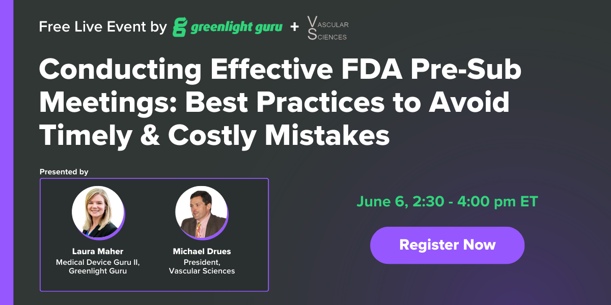 Conducting Effective FDA Pre-Sub Meetings: Best Practices to Avoid ...