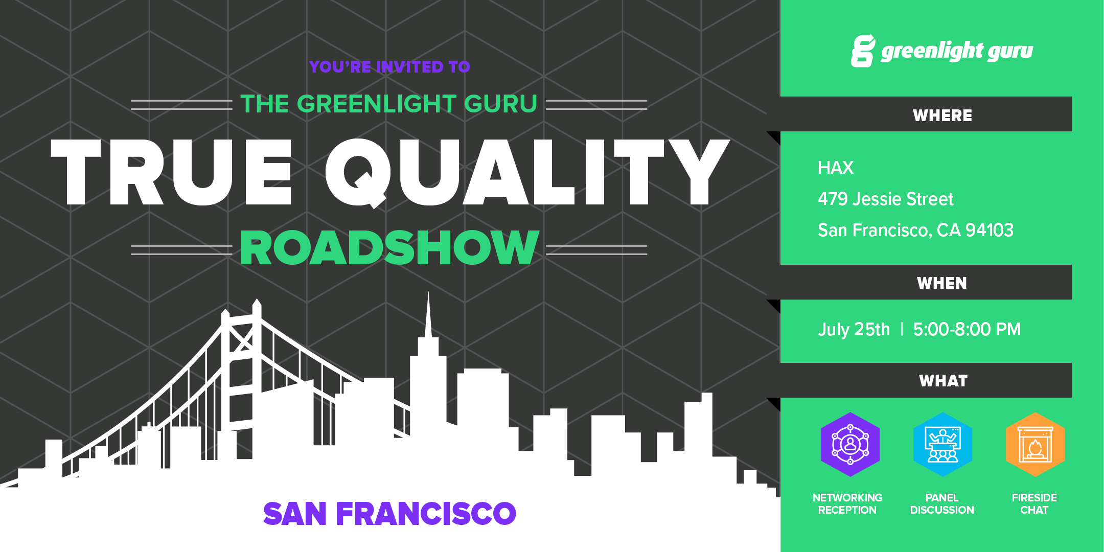 True Quality Roadshow - San Francisco