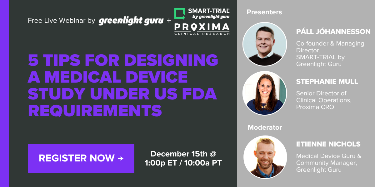 5 Tips for Designing a Medical Device Study under US FDA Requirements