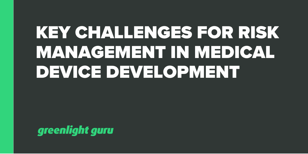 Key Challenges for Risk Management in Medical Device Development