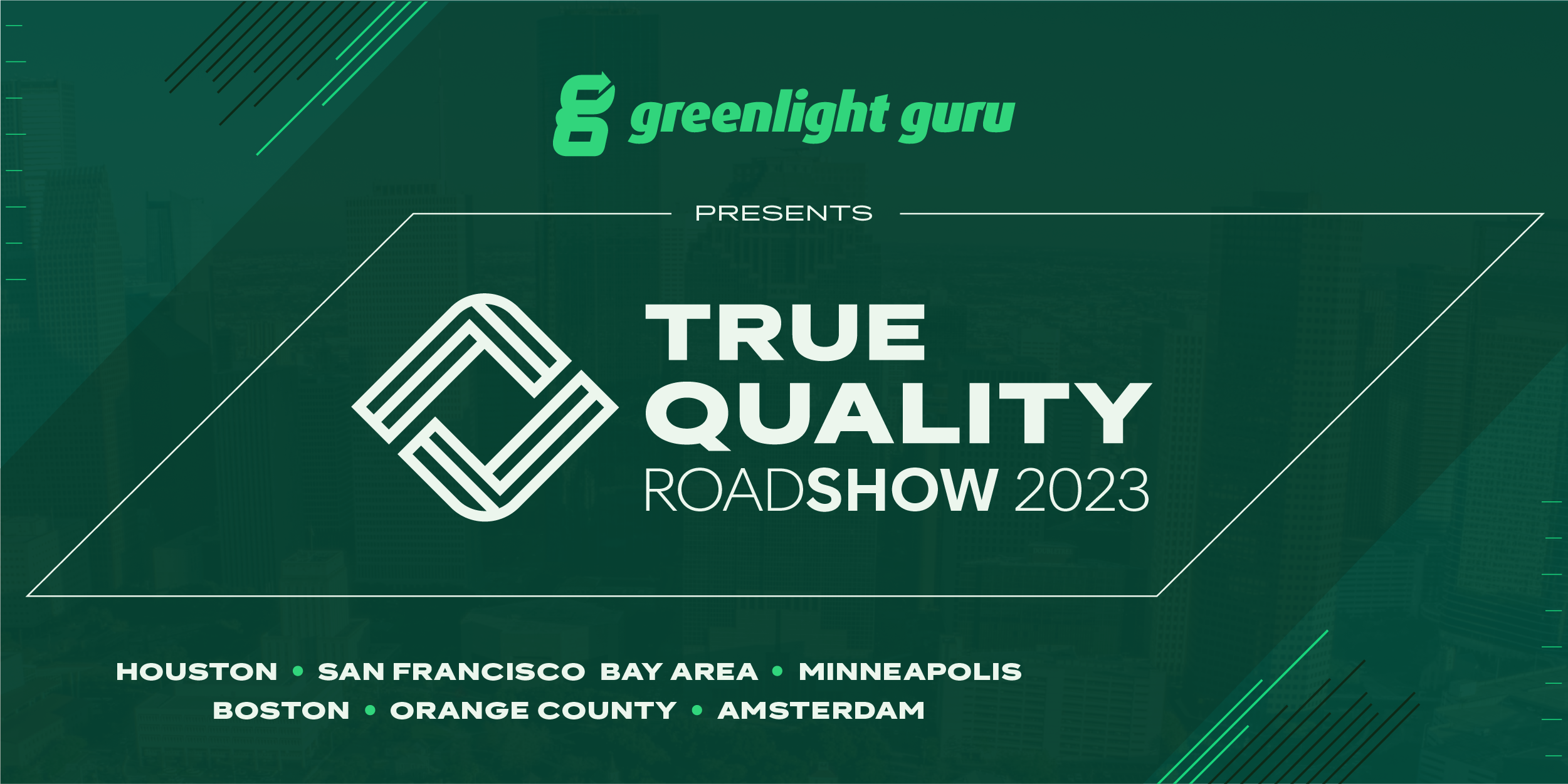 Greenlight Guru Announces 2023 True Quality Roadshow