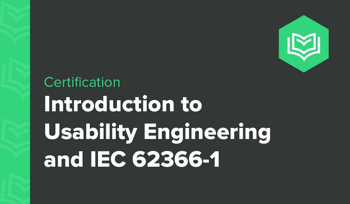 Introduction to Usability Engineering and IEC 62366-1